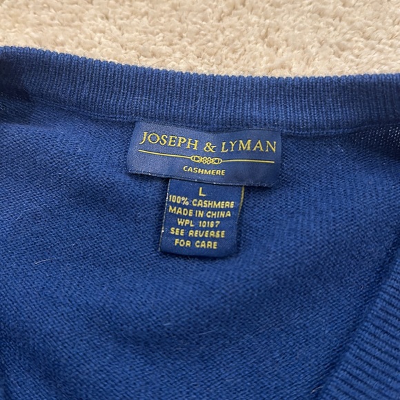 Joseph & Lyman | Sweaters | Joseph Lyman V Neck Cashmere Sweater | Poshmark